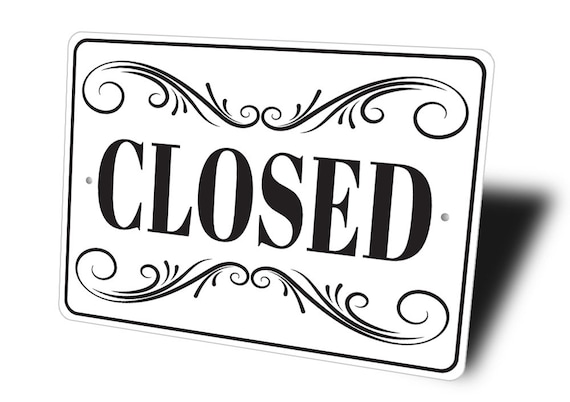 Closed Sign Clipart