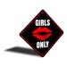 Girls Only Sign, Girls Room Only, Girls Only Entrance, Sign for Girls ...