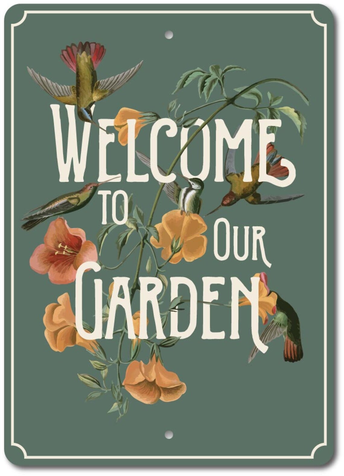 Welcome to Our Garden Sign Garden Decor Garden Lover Gift | Etsy