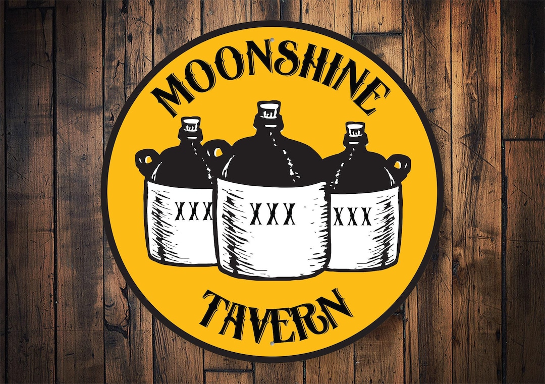 Moonshine Tavern Sign, Custom Moonshine Sign, Sign for Moonshine ...