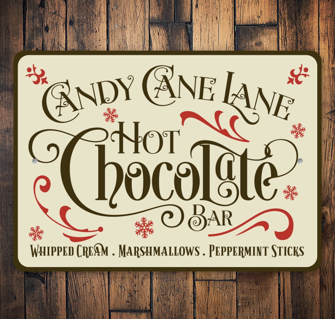 Hot Chocolate Sign, Hot Chocolate Drinks, Hot Chocolate Bar, Holiday ...