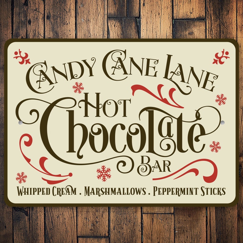 Hot Chocolate Sign - Etsy