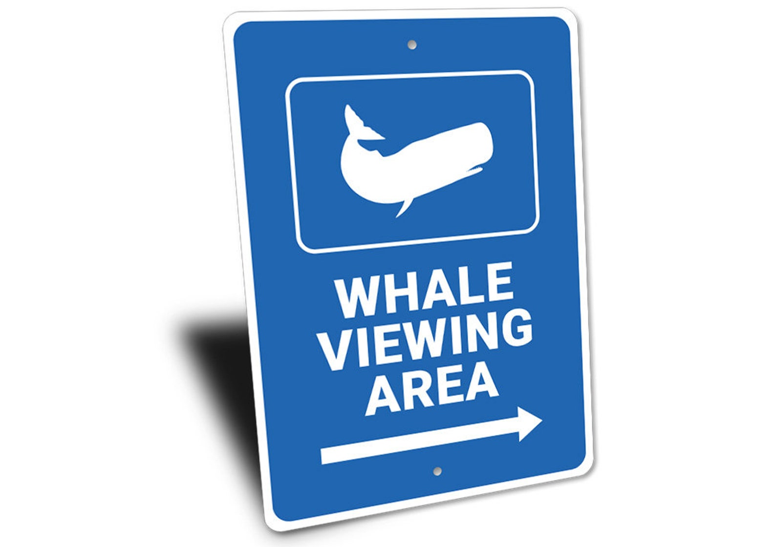 Whale Viewing Sign Whale Viewers Area Whale Beach Metal - Etsy