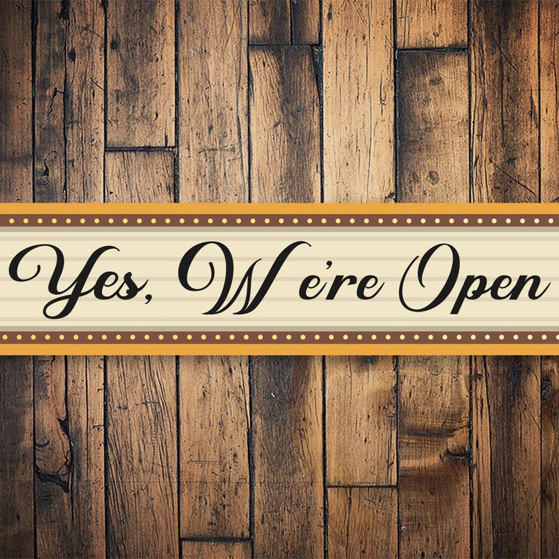 We Are Open Signs - Etsy