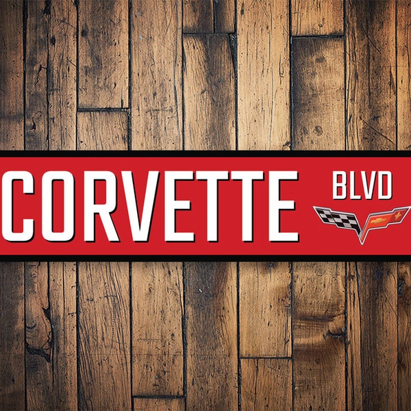 Corvette Blvd Sign - Etsy
