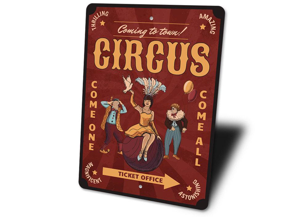 Circus Ticket Office Sign, Ticket Office, Circus, Vintage Circus, Sign ...
