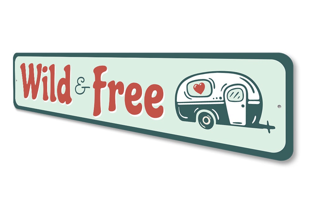 Wild and Free Sign Cute Camper Decor Camper Camp Decor - Etsy
