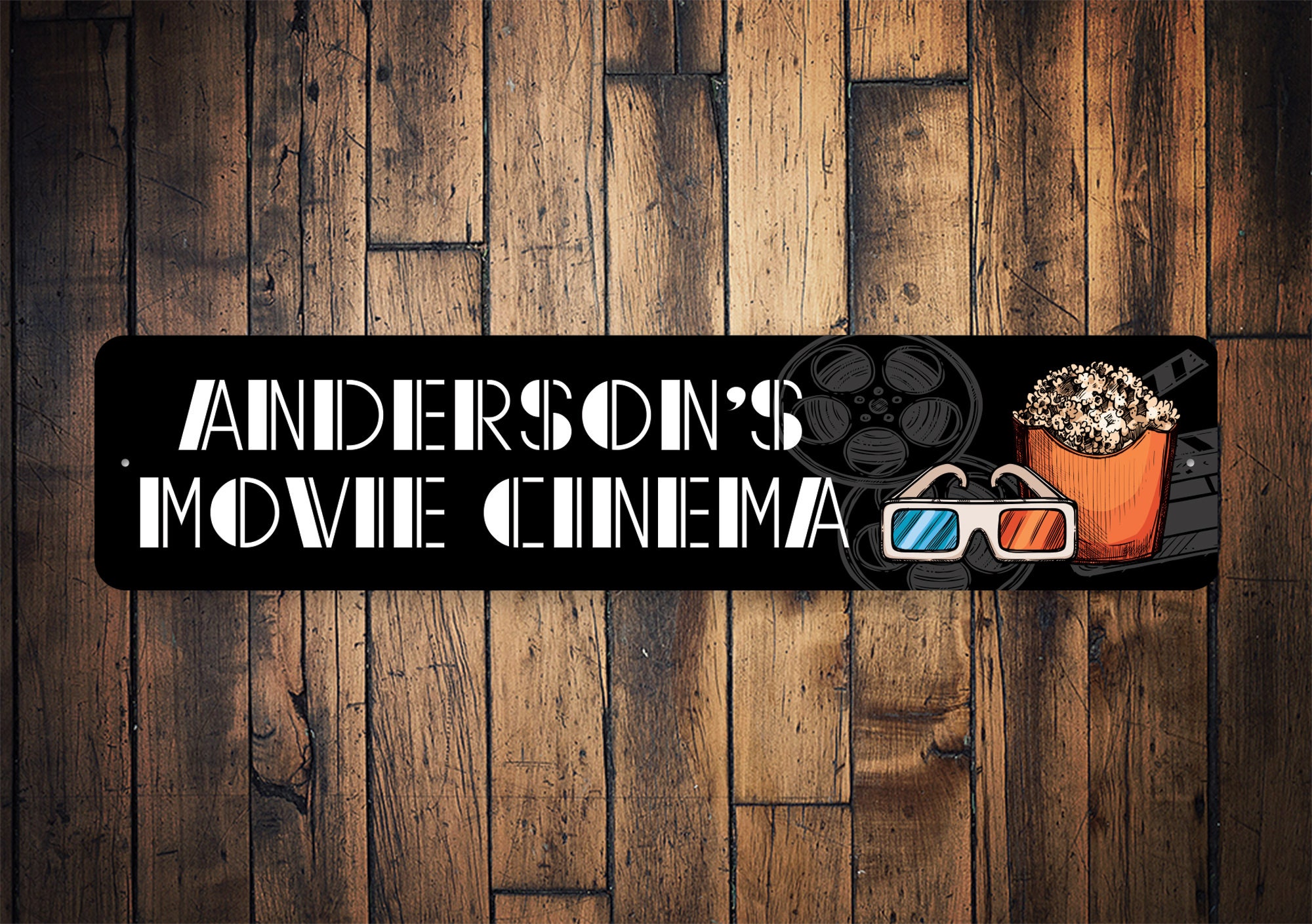Family Movie Cinema Sign Cinema Sign Movie Theatre Sign | Etsy