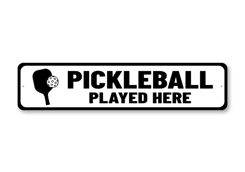 Pickleball Played Here Sign Pickleball Sign Pickleball Room - Etsy