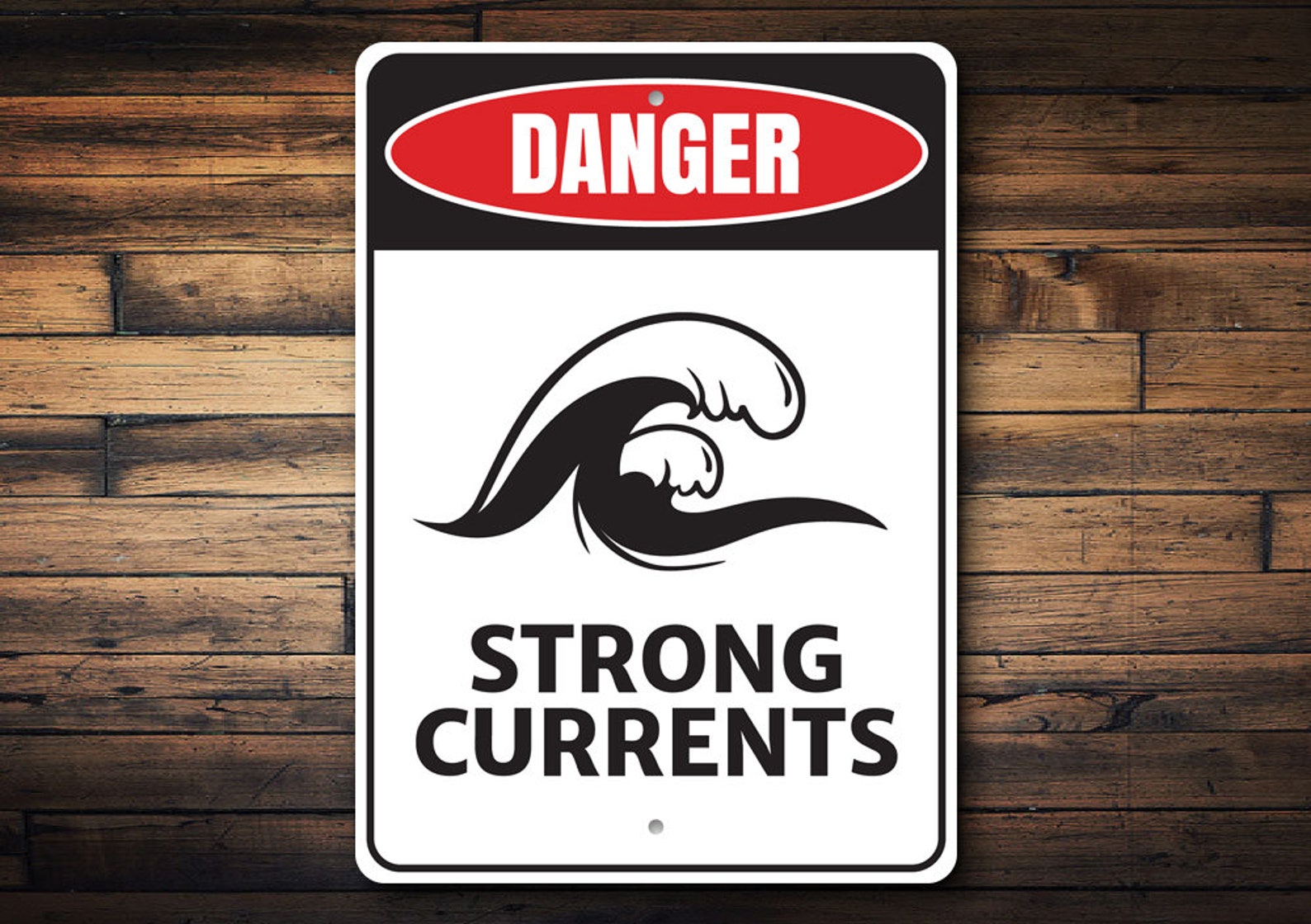 Strong Current Sign Strong Currents Surfers House Gift - Etsy