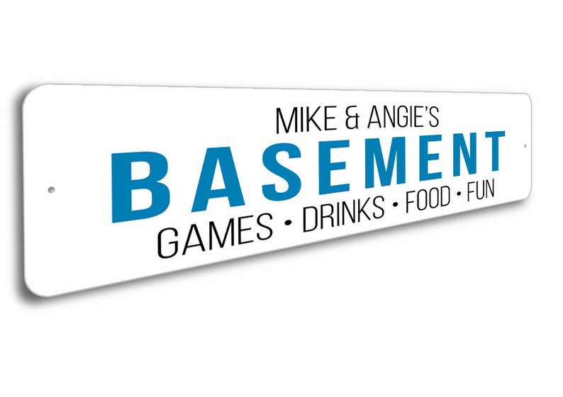 Custom Basement Sign Custom Sign Decor Family Basement Last - Etsy