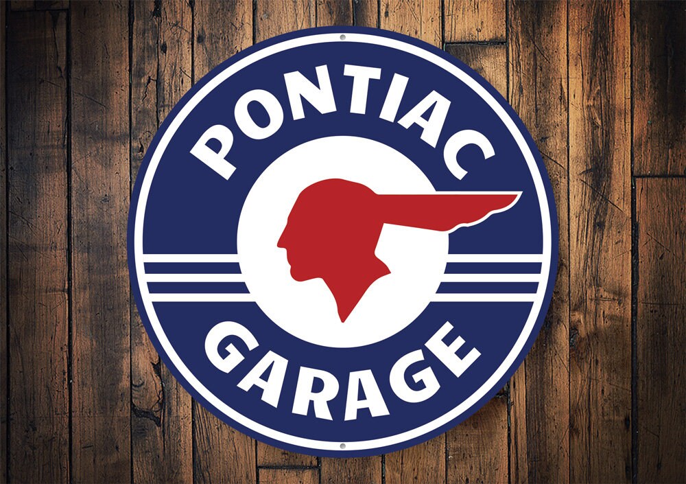 Pontiac Garage Sign Decor for Garage Pontiac Owner Sign for - Etsy