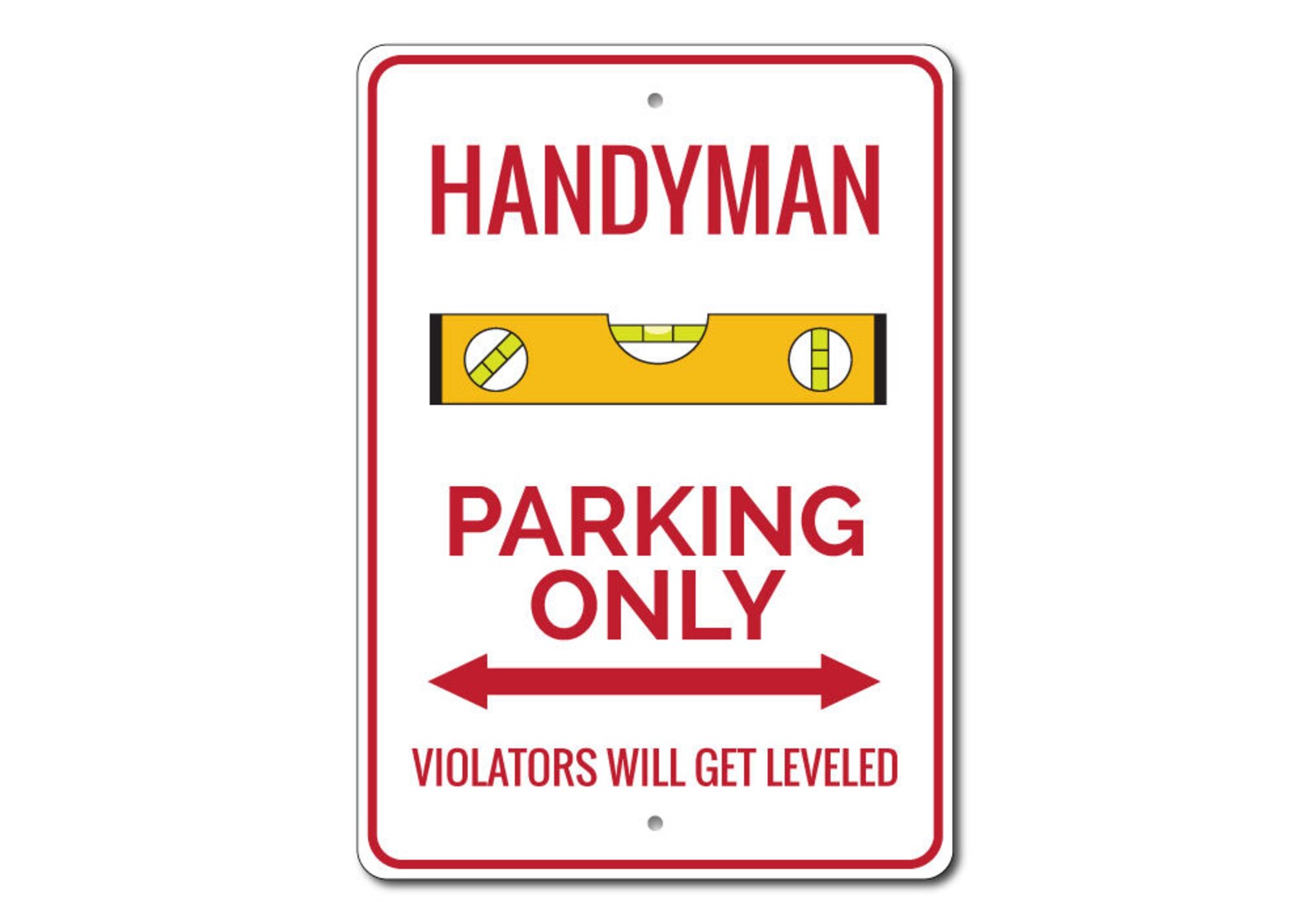 Handyman Parking Sign Handyman Gift Handyman Decor Handyman - Etsy
