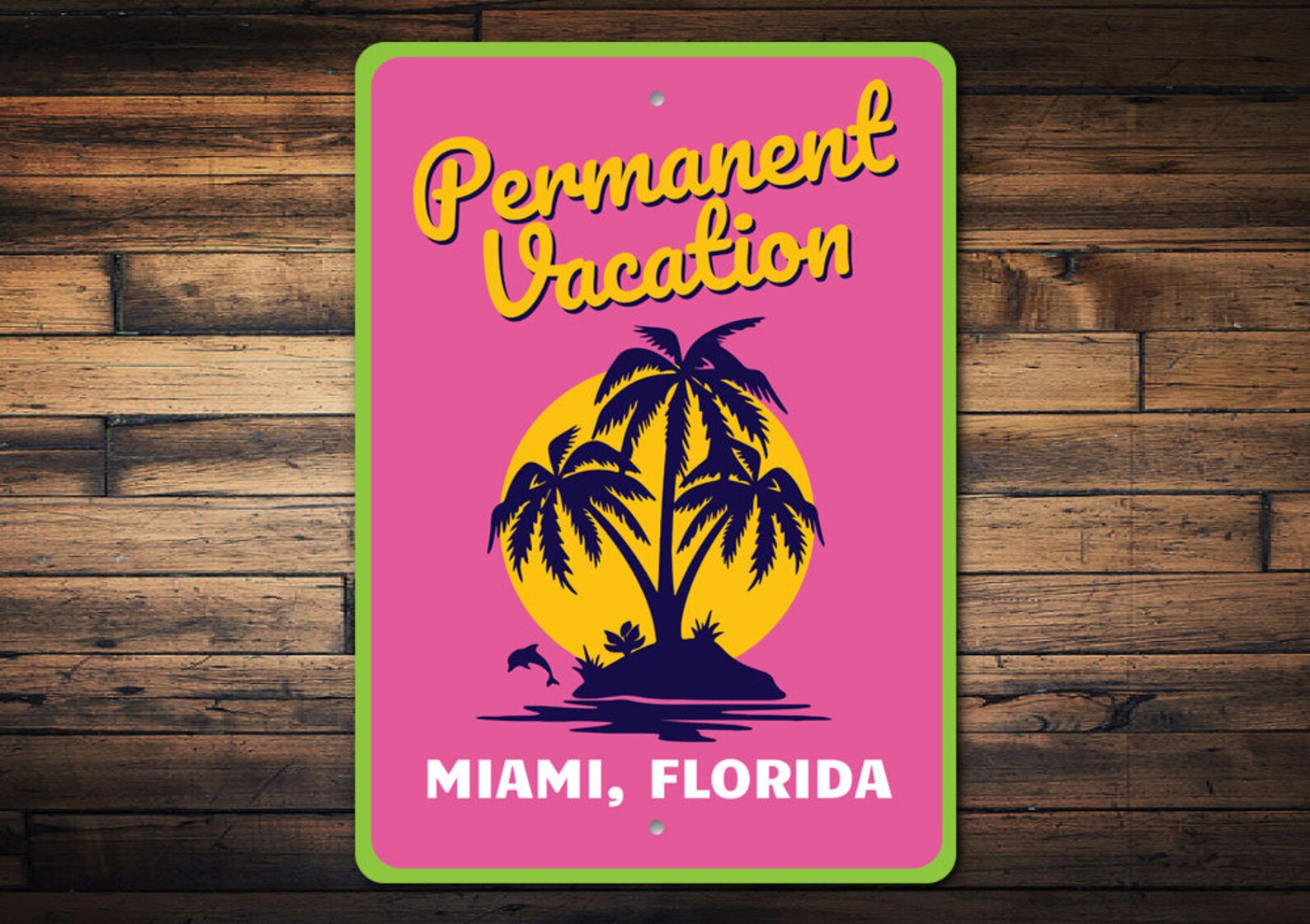 Permanent Vacation Vacation Home Sign Vacation Get Away - Etsy