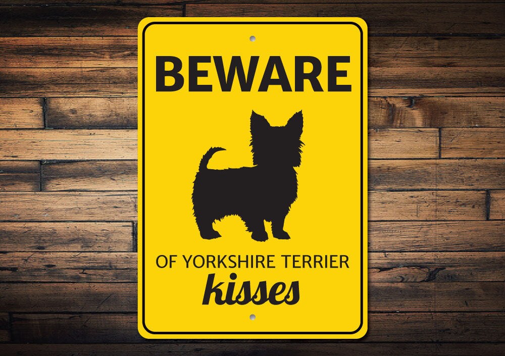 Yorkshire Terrier Sign Yorkshire Terrier Gift Yorkshire | Etsy
