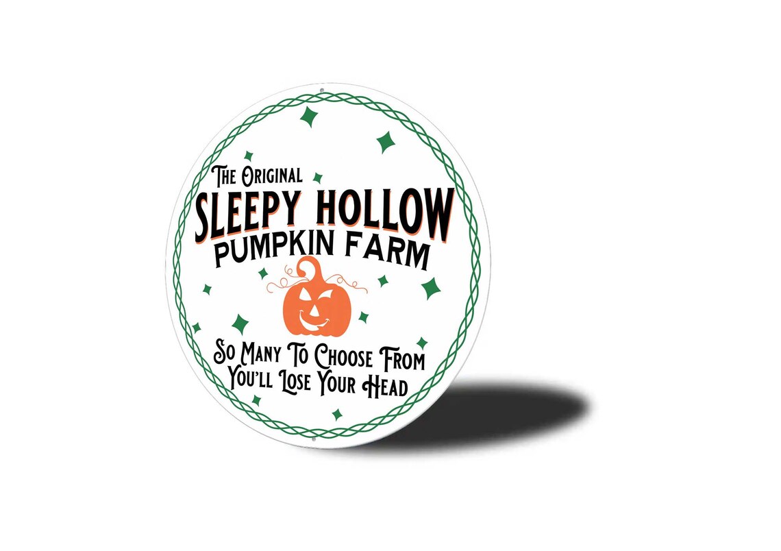 Sleepy Hollow Farm Sign, Halloween Wreath Signs, Front Door Wreath Add ...