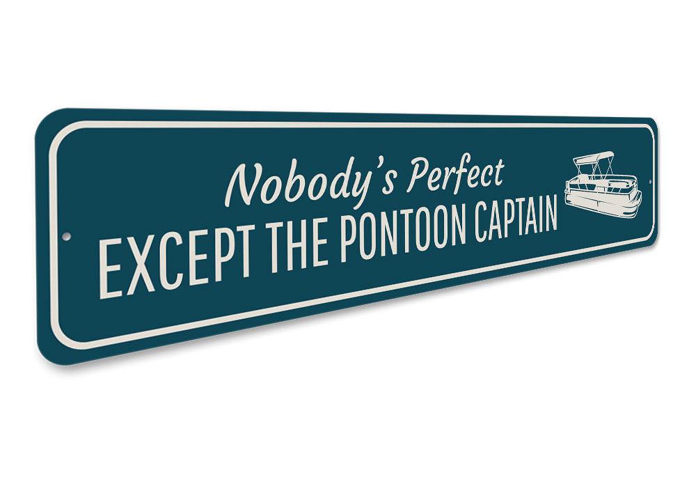 Pontoon Captain Sign, Boat Captain Sign, Captain Decor, Boat Dock Decor ...