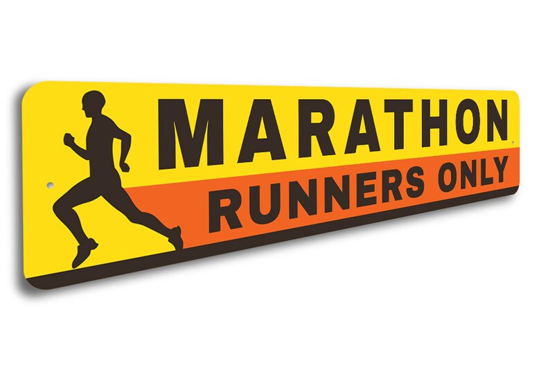 Marathon Runner Sign Custom Marathon Gift Marathon Gift | Etsy