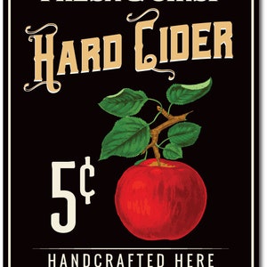 Hard Cider Sign, Cider Decor, Apple Cider Sign, Apple Decor, Apple ...
