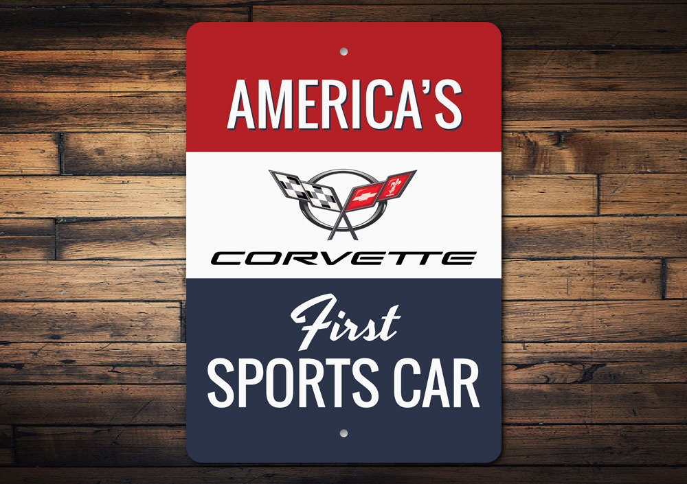 Custom Corvette Signs Sport Car Corvette Corvette Lover - Etsy