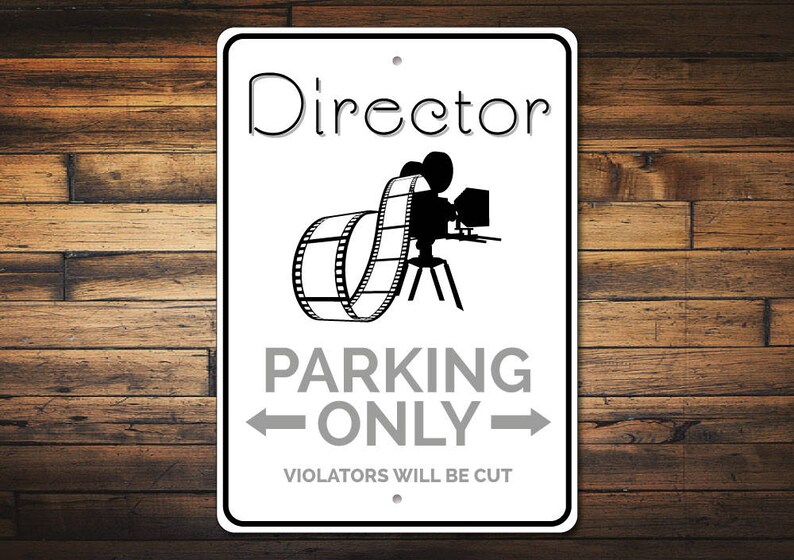 Director Parking Sign Director Gift Film Director Sign | Etsy