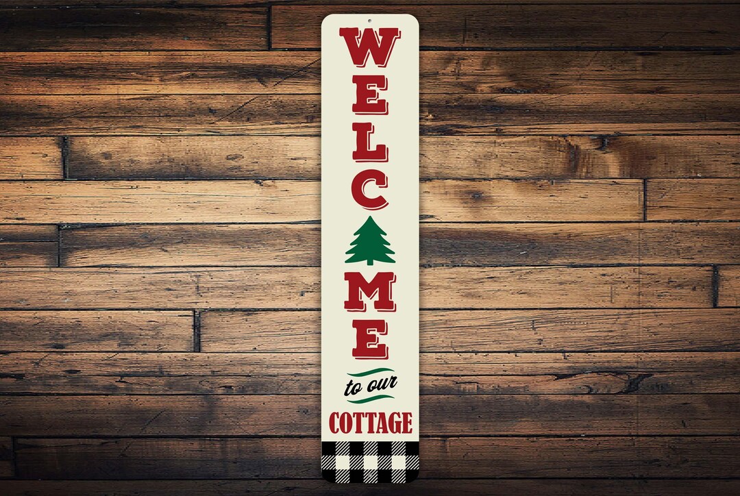 Welcome to Our Cottage Sign, Cottage Porch Sign, Cottage Decor, Cottage ...