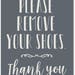 Remove Shoes Sign Entryway Decor Entryway Sign Mud Room - Etsy