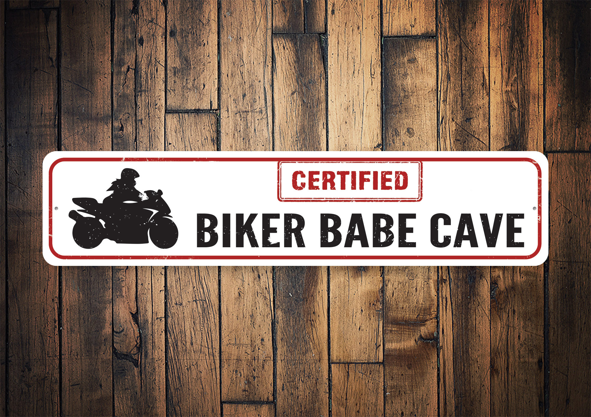 Certified Biker Babe Sign, Biker Babe Sign, Biker Babes Only, Riding ...