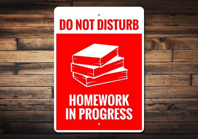 Homework Sign Teacher Gift Teacher Decor Homework Progress - Etsy