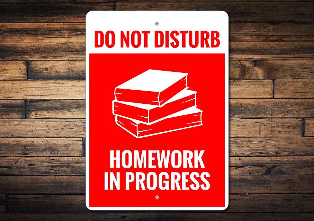 Homework Sign Teacher Gift Teacher Decor Homework Progress - Etsy