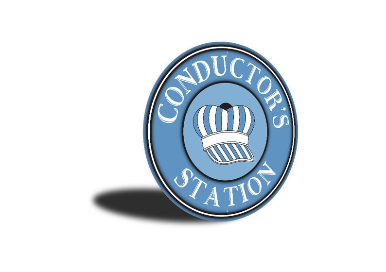 Conductors Station Sign Train Conductor Train Captain Train | Etsy