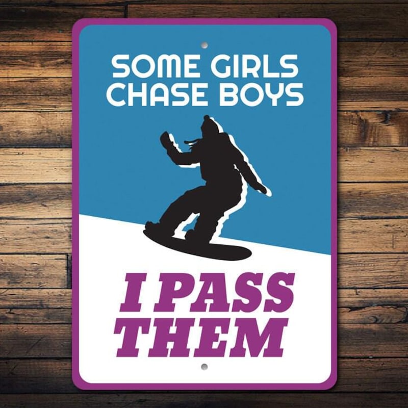 Snowboarding Metal Signs - Etsy