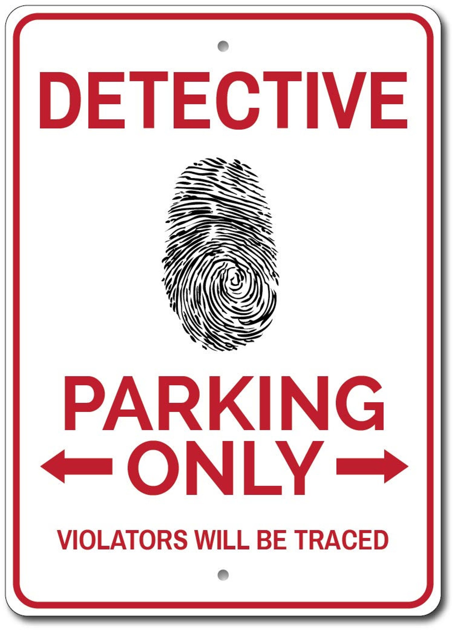 Detective Gift Detective Parking Sign Gift for Detective - Etsy