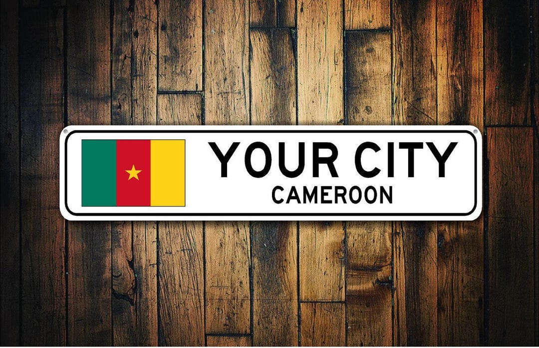 Cameroon Flag Sign, Cameroon Souvenir, Cameroon Gift, Country Souvenir ...