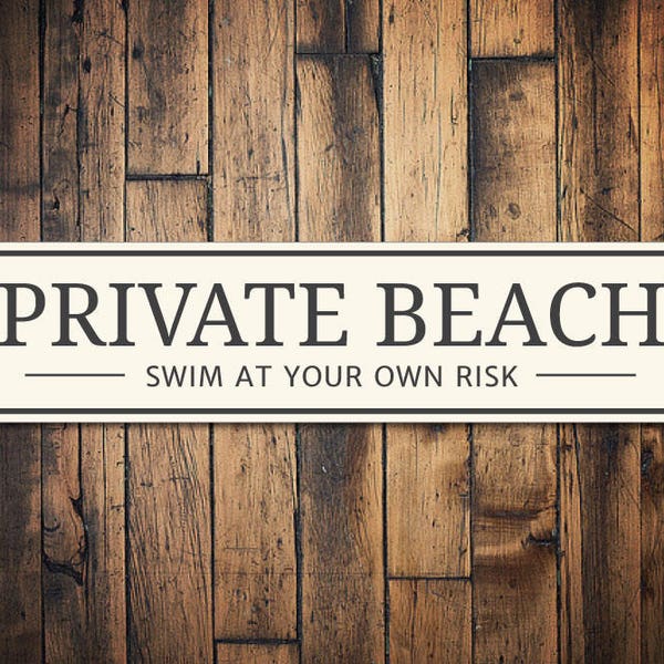 Private Entrance Sign - Etsy