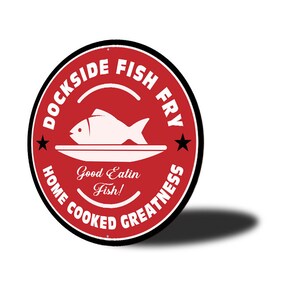 Fish Fry Sign Custom Fish Fry Decor Personalized Fish Fry | Etsy