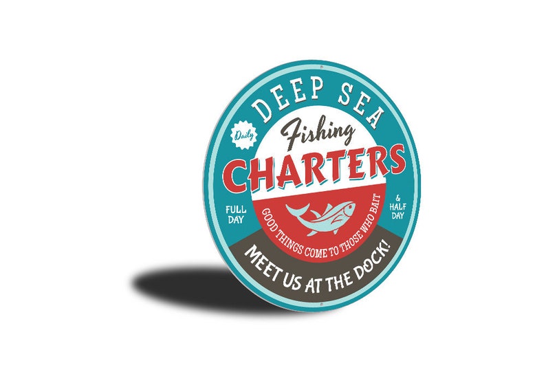 Deep Sea Charters Deep Sea Fishing Sea Fishing Decor Boat - Etsy
