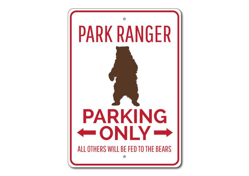 Park Ranger Sign Park Ranger Parking Sign Ranger Gift Park - Etsy
