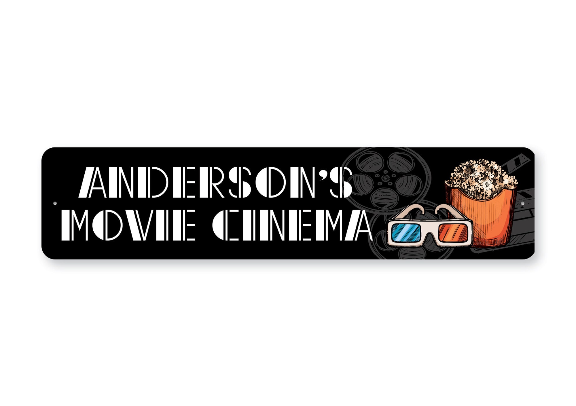 Family Movie Cinema Sign Cinema Sign Movie Theatre Sign | Etsy