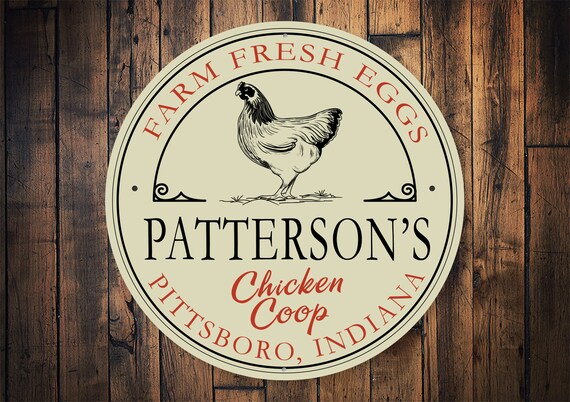 Farm Fresh Eggs Sign Custom Chicken Sign Custom Farm Sign - Etsy