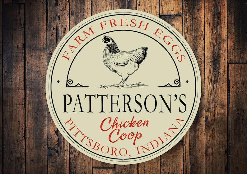 Farm Fresh Eggs Sign Custom Chicken Sign Custom Farm Sign - Etsy