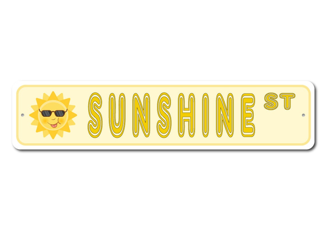 Sunshine ST Sign Sunshine Lovers Sunshine State Sunny Day - Etsy UK
