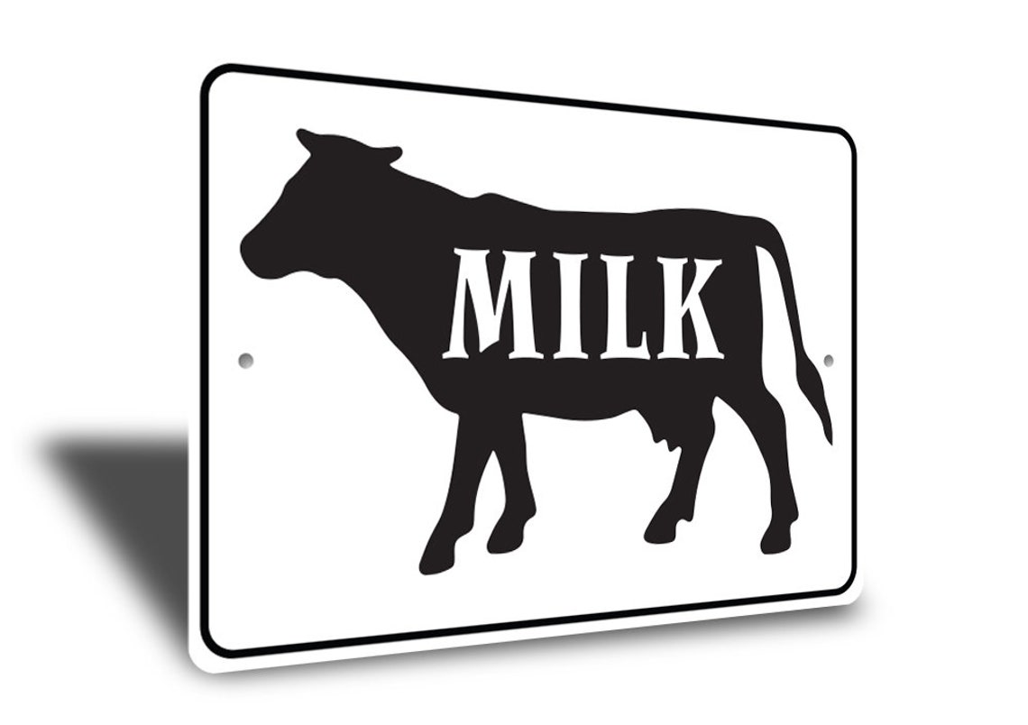 Cow Sign Sign for Milk. Decor for Farming Cow Milk Sign - Etsy