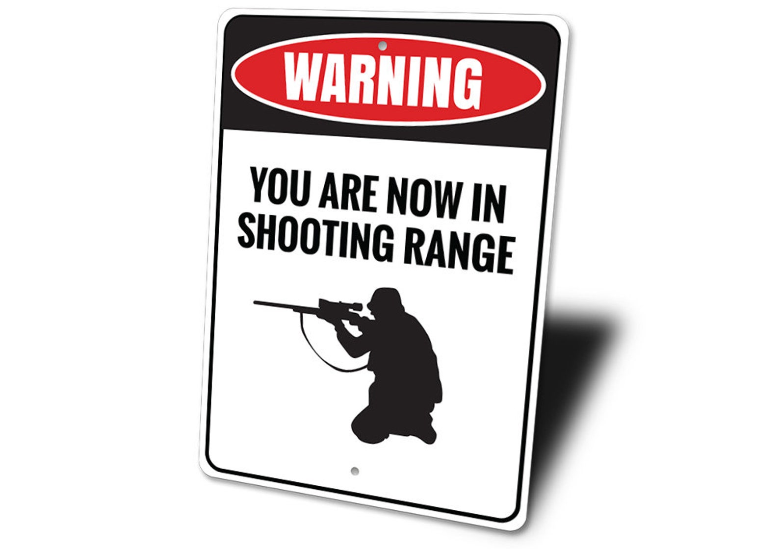 In Shooting Range Warning Gun Owner Warning Gun Signs Dont - Etsy