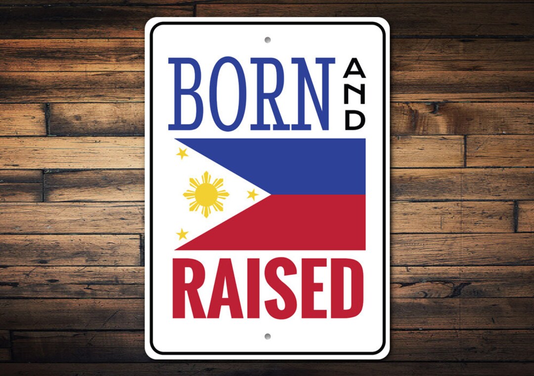 Born and Raised Sign Philippians Sign Philippians Decor - Etsy