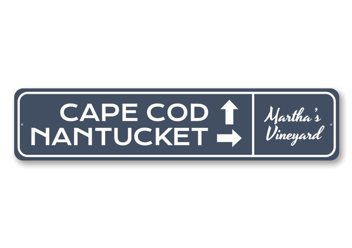 Cape Cod Road Sign Nantucket Road Sign Cape Cod Decorations | Etsy