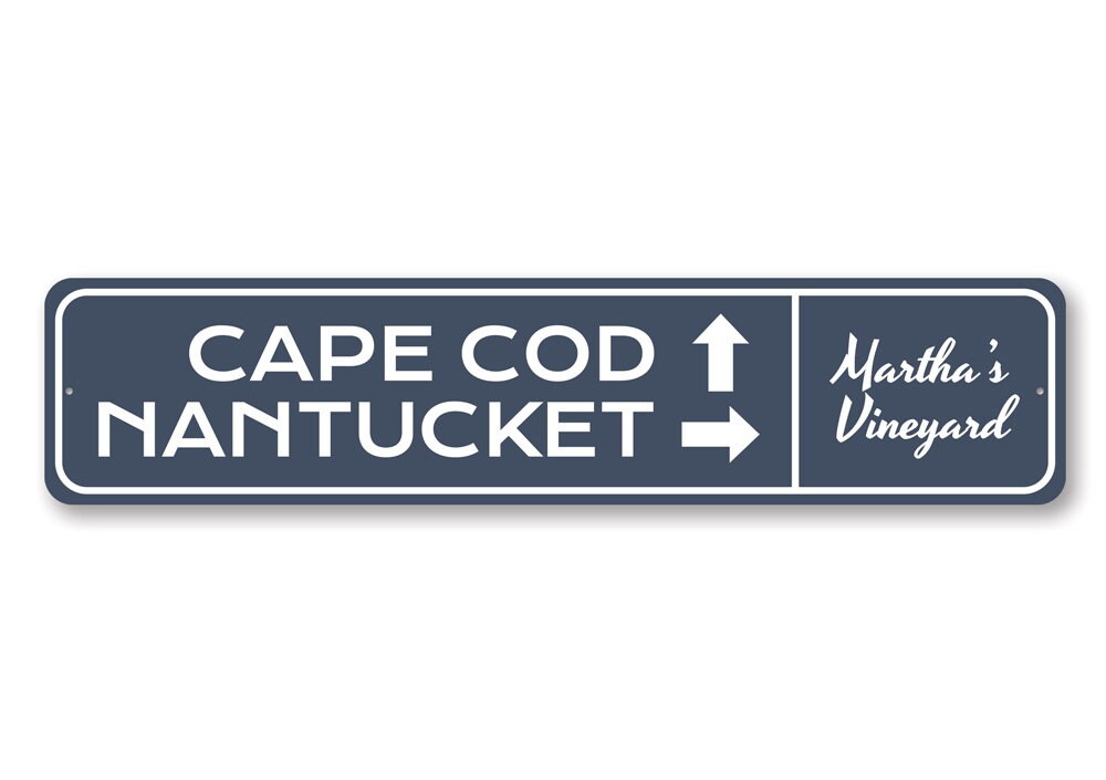 Cape Cod Road Sign Nantucket Road Sign Cape Cod Decorations | Etsy