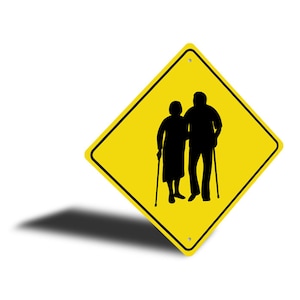 Old People Sign, Elders Crossing, Old People Crossing, Crossing Signs ...