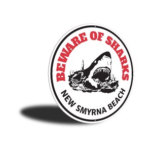 Beware of Shark Sign, Shark Warning, Shark Warn Sign, Shark Sign, Shark ...