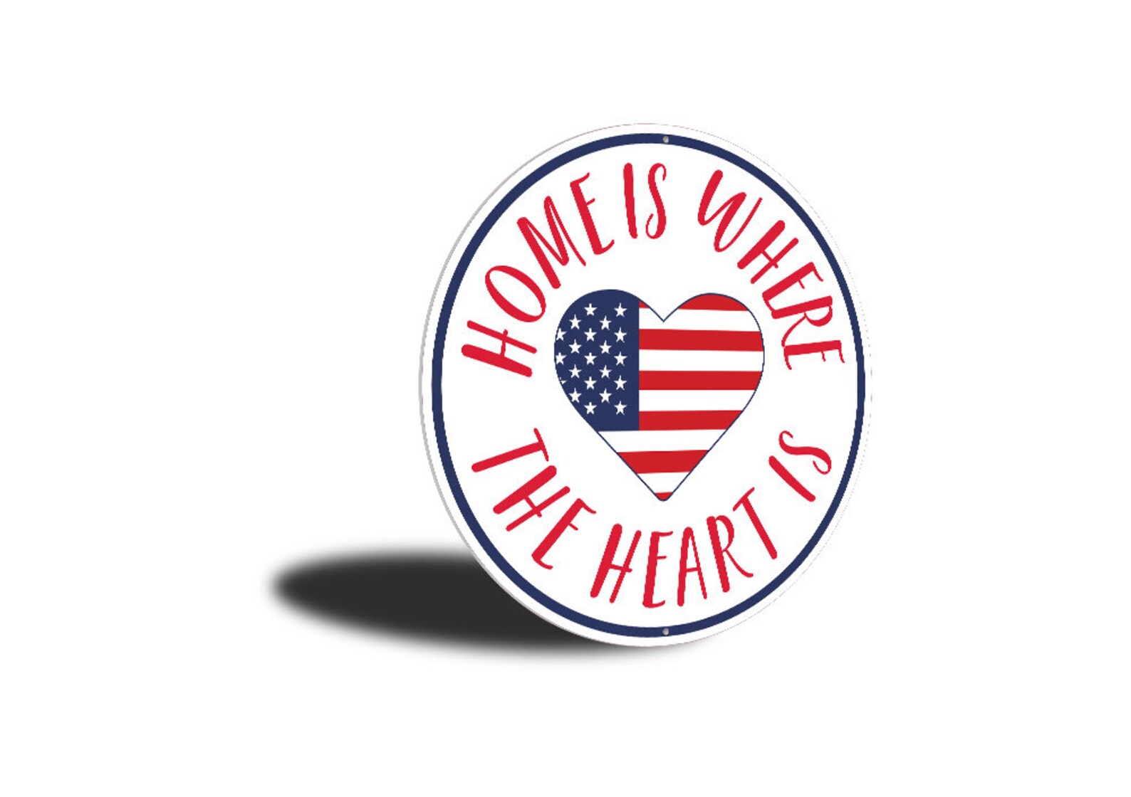 Home Heart Sign USA Home Sign American Lovers American - Etsy